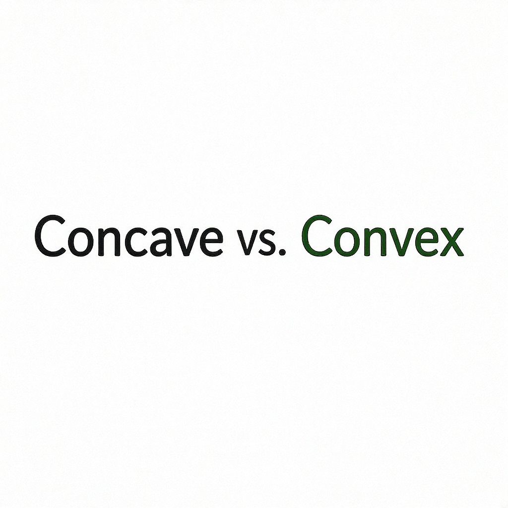 "Concave" Vs "Convex" - What’s the Difference? | Midoo AI
