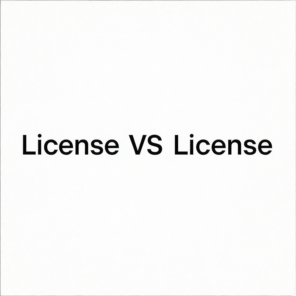 "Licence" Vs "License" - What’s the Difference? | Midoo AI
