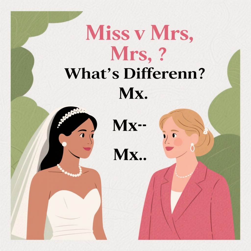 Miss vs. Mrs. vs. Ms vs. Mx – What’s the Difference? | Midoo AI