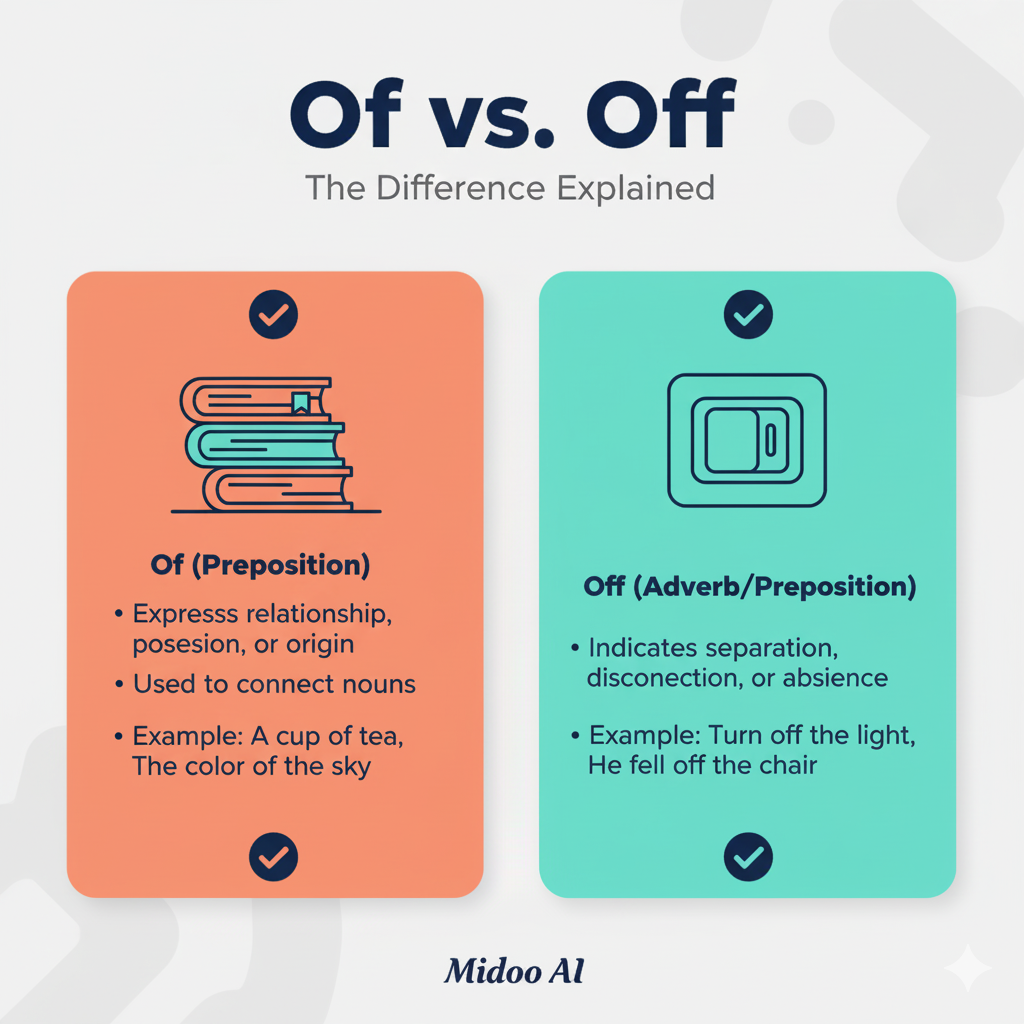Of vs. Off—How to Use Them Correctly | Midoo AI